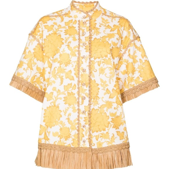 Zimmermann | Shorts | Zimmerman Postcard Outfit Yellow Fringe Top And ...